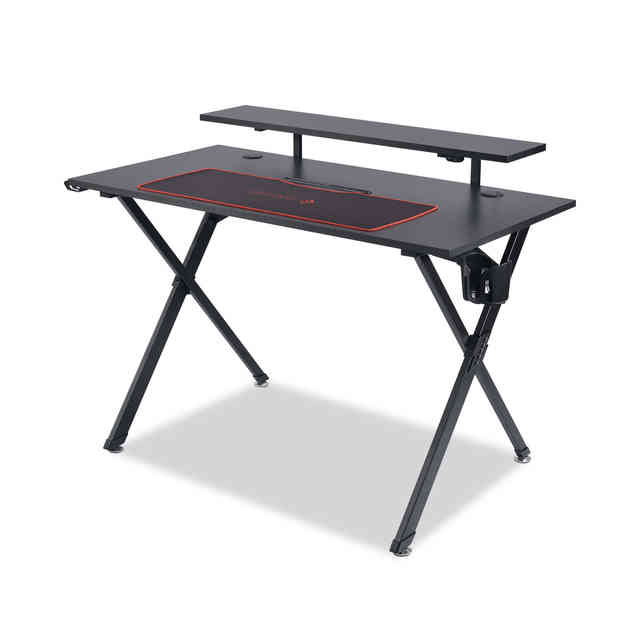 Vizon Gaming Desk with Raised Monitor Platform and Six-Color LED ...
