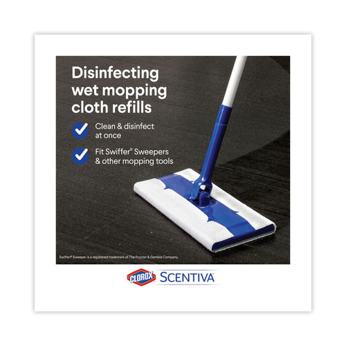 Scentiva Disinfecting Wet Mopping Cloths by Clorox® CLO32034 ...
