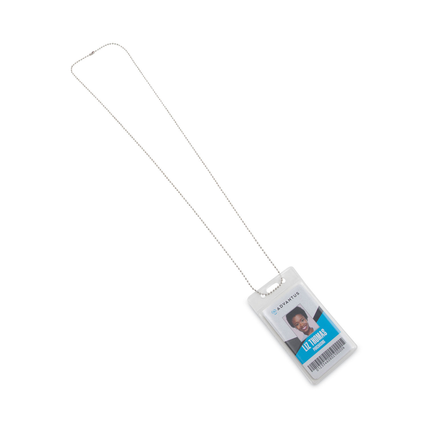 ID Badge Holder Chain by Advantus AVT75417 | OnTimeSupplies.com