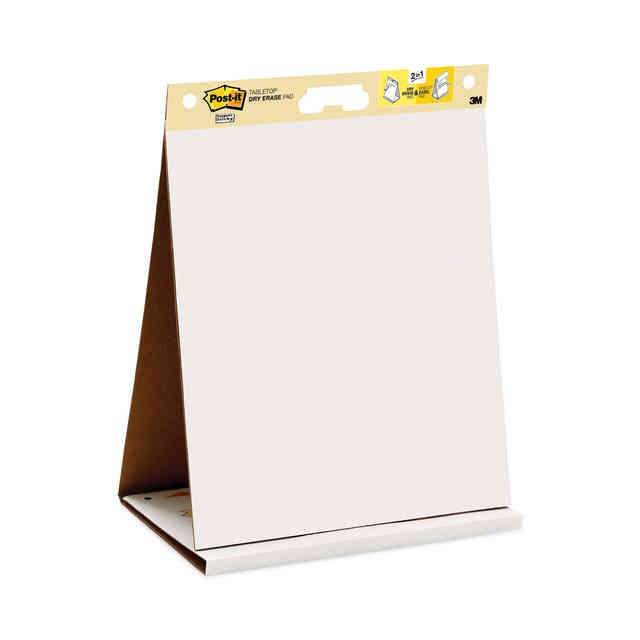 Pad Plus Tabletop Easel Pad with Self-Stick Sheets and Dry Erase Board ...
