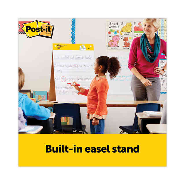 Self-Stick Tabletop Easel Pad with Command Strips by Post-it® Easel ...