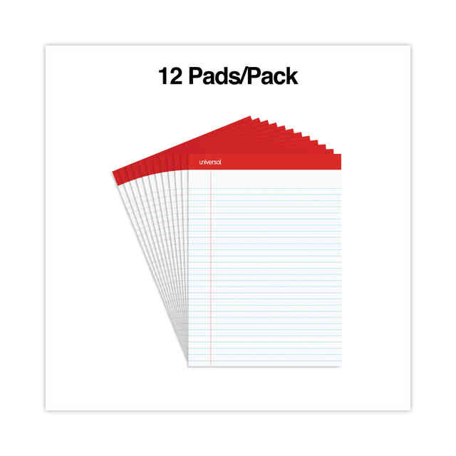 Perforated Ruled Writing Pads by Universal® UNV20630 | OnTimeSupplies.com
