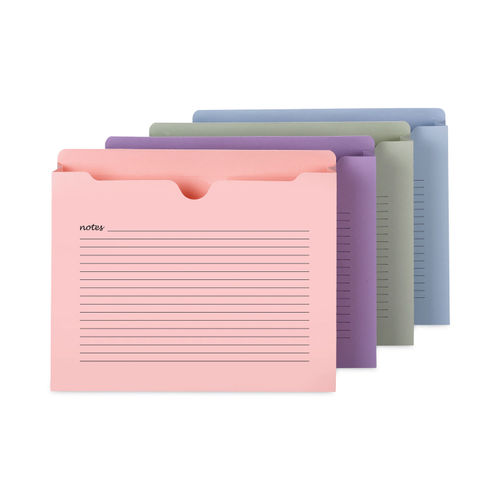 Notes File Jackets by Smead® SMD75695 | OnTimeSupplies.com
