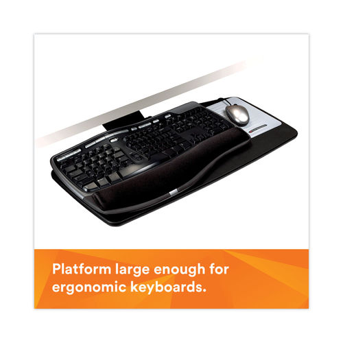 Positive Locking Keyboard Tray by 3M™ MMMAKT70LE | OnTimeSupplies.com