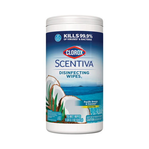 Scentiva Disinfecting Wipes by Clorox® CLO60037CT | OnTimeSupplies.com