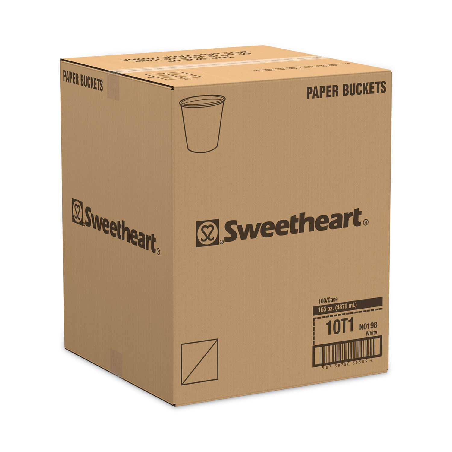 Double Wrapped Paper Bucket by SOLO® SCC10T1UU | OnTimeSupplies.com