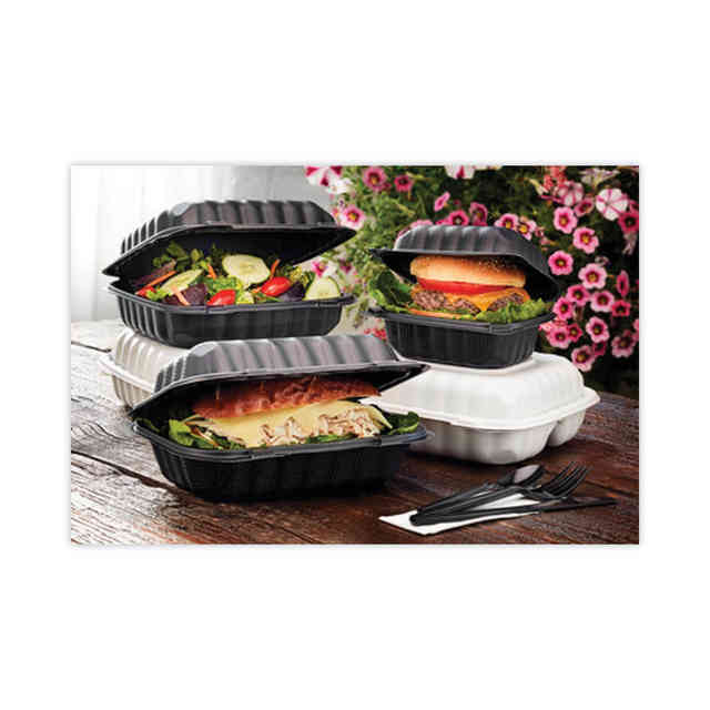EarthChoice SmartLock Microwavable MFPP Hinged Lid Container by Pactiv ...
