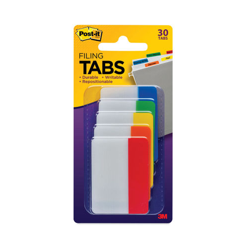 Solid Color Tabs by Post-it® Tabs MMM686ROYGB | OnTimeSupplies.com