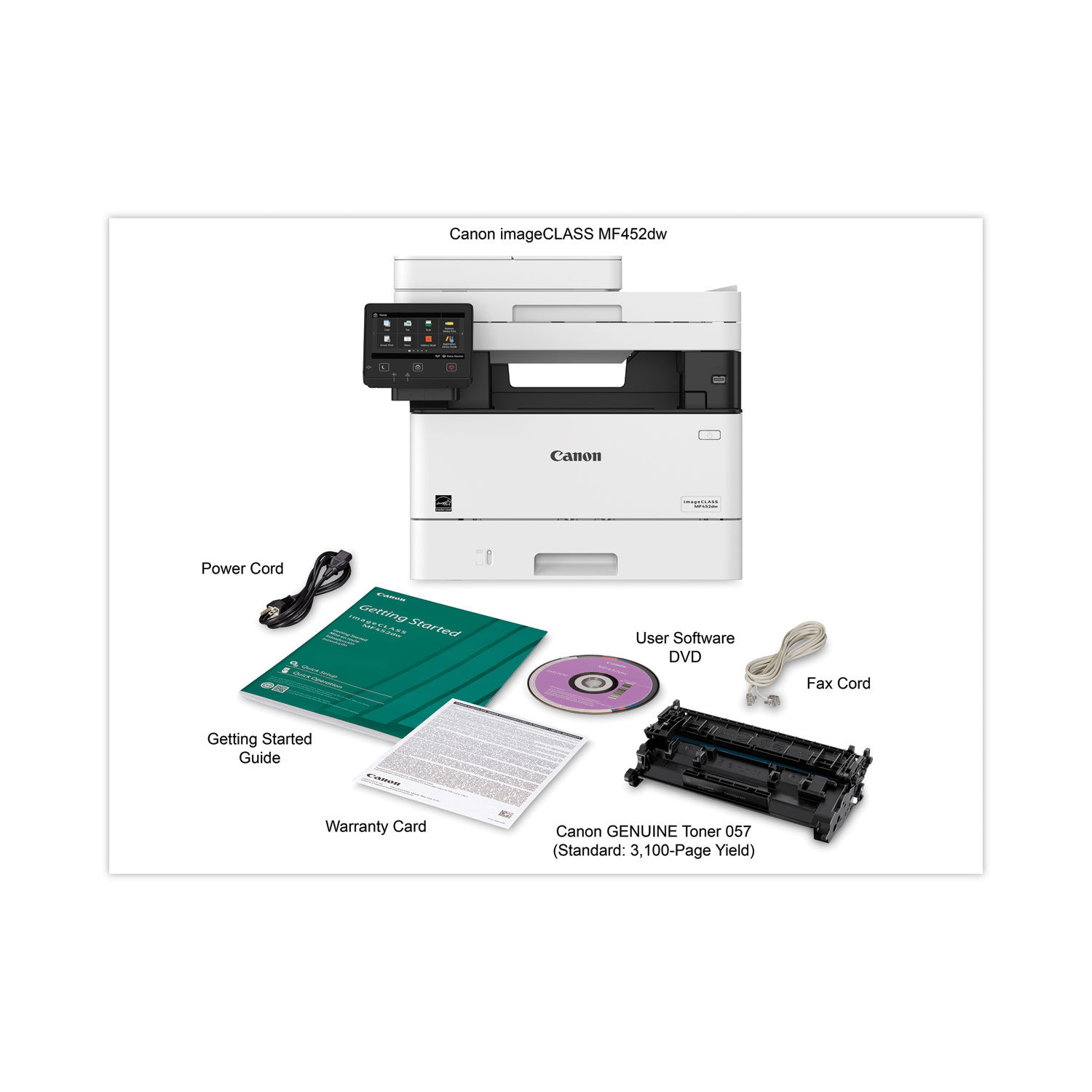 imageCLASS MF452dw Wireless Laser Printer by Canon® CNM5161C012 ...