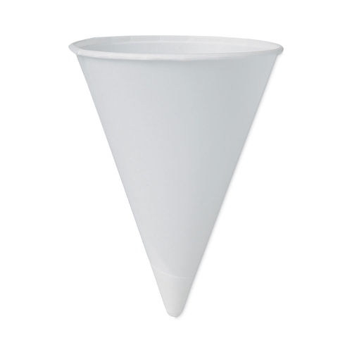 Cone Water Cups by SOLO® Cup Company SCC4BR | OnTimeSupplies.com