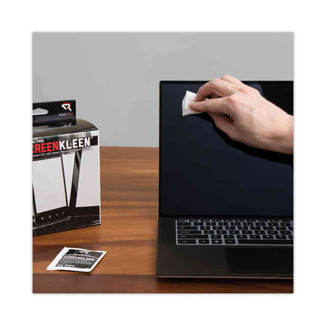 ScreenKleen Alcohol-Free Wet Wipes by Read Right® REARR1391 ...