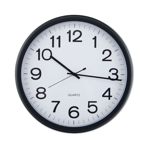 Round Wall Clock by Universal® UNV11641 | OnTimeSupplies.com