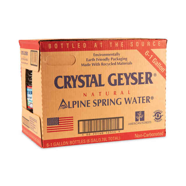 Alpine Spring Water by Crystal Geyser® CGW12514 | OnTimeSupplies.com