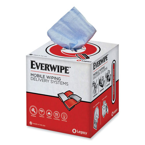 Heavyweight Blue Wiper by Everwipe™ LEY40441 | OnTimeSupplies.com