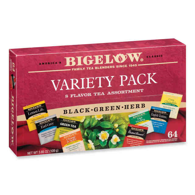 Variety Pack Assorted Tea Bags by Bigelow® BTCRCB10568 | OnTimeSupplies.com