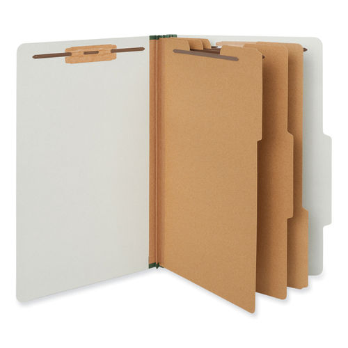 Eight-Section Pressboard Classification Folders by Universal® UNV10297 ...
