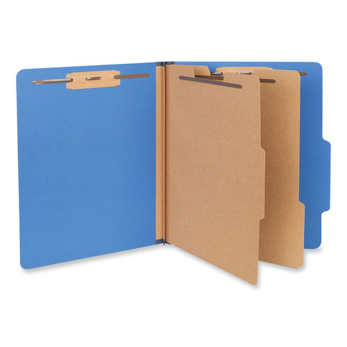 Six-Section Pressboard Classification Folders by Universal® UNV10410 ...