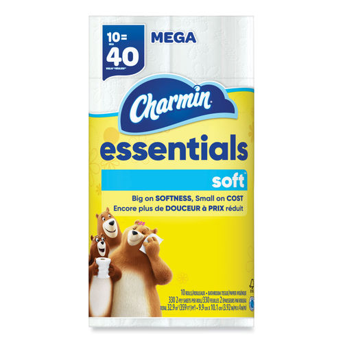 Essentials Soft Bathroom Tissue by Charmin® PGC67355 | OnTimeSupplies.com