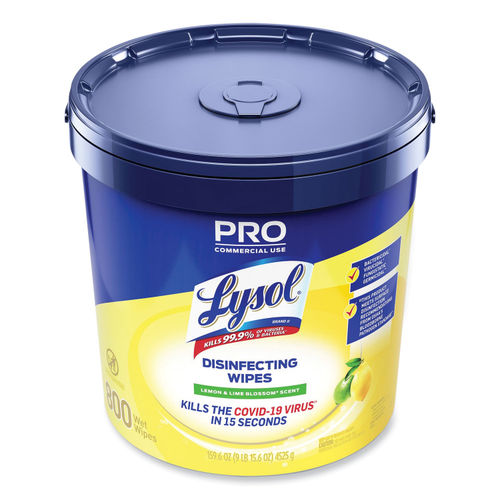 Professional Disinfecting Wipe Bucket by LYSOL® Brand RAC99856CT ...