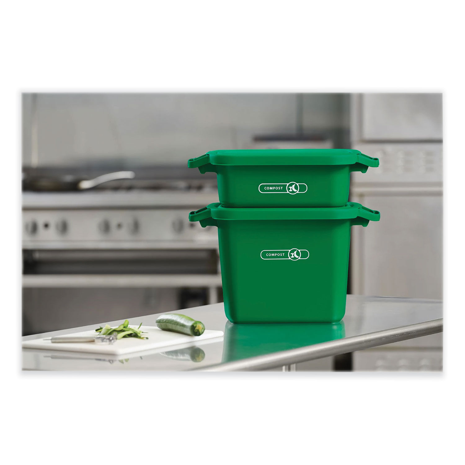 Compost Bin Lid by Rubbermaid® Commercial RCP2108900 | OnTimeSupplies.com