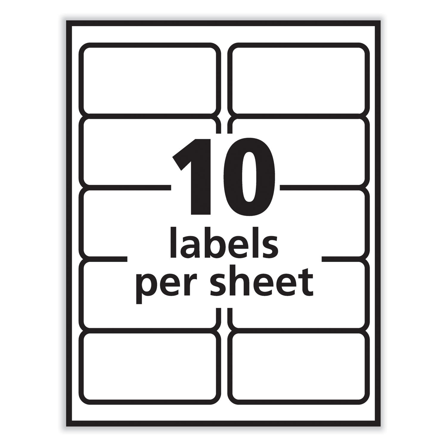 Labels by PRES-a-ply® AVE30603 | OnTimeSupplies.com
