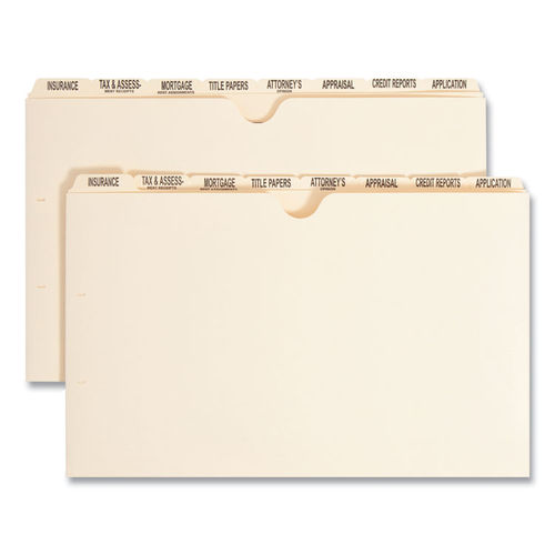 Replacement Pressboard Mortgage File Dividers by Smead® SMD78278 ...