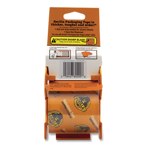 Purchase Gorilla® Heavy Duty Tough & Wide Packaging Tape with Dispenser ...