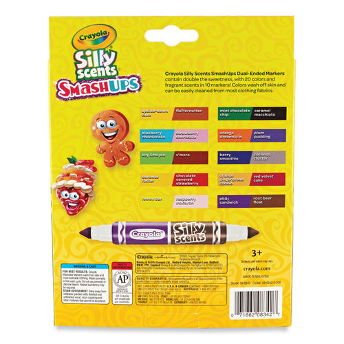 Silly Scents Smash Up Dual Ended Markers by Crayola® CYO588342 ...
