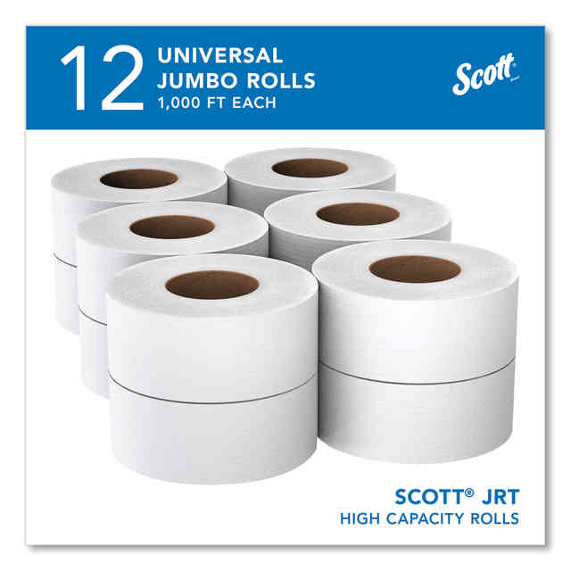 Essential JRT Jumbo Roll Bathroom Tissue by Scott® KCC07805 ...