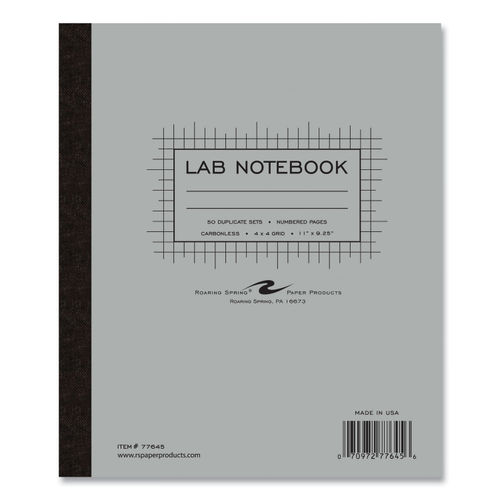 Lab and Science Carbonless Notebook by Roaring Spring® ROA77645CS ...