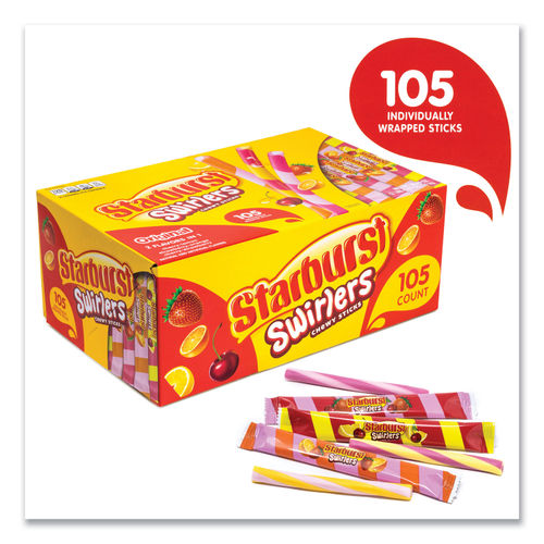 Swirlers Chewy Candy Sticks by Starburst® GRR22002003 | OnTimeSupplies.com