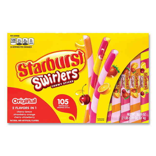Swirlers Chewy Candy Sticks by Starburst® GRR22002003 | OnTimeSupplies.com