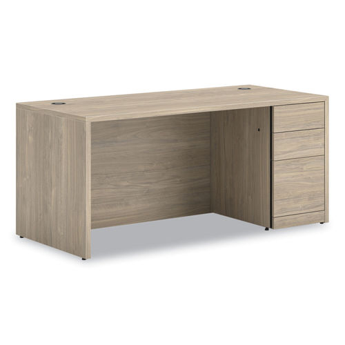 10500 Series Single Pedestal Desk by HON® HON105897RLKI1 ...