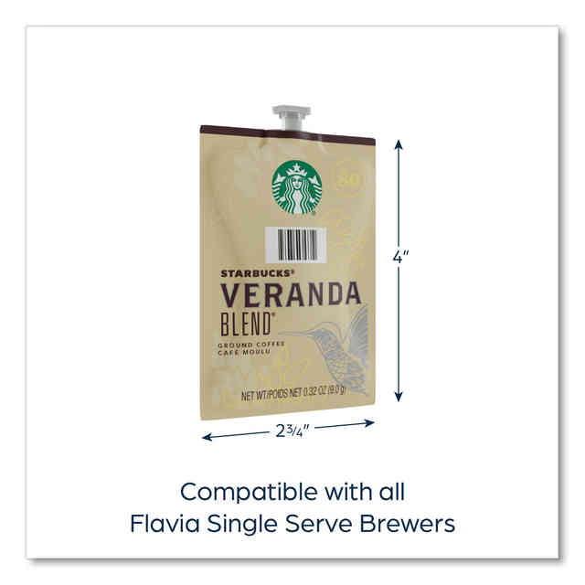 Starbucks Veranda Blend Coffee Freshpack by FLAVIA® LAV48102 ...