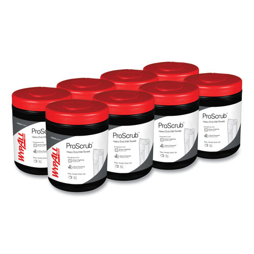 Power Clean ProScrub Pre-Saturated Wipes by WypAll® KCC58310 ...