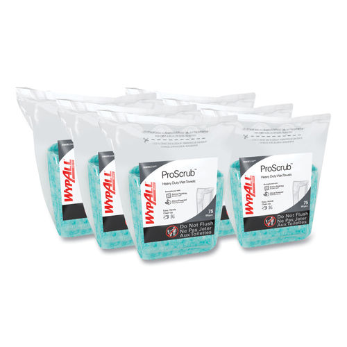 Power Clean ProScrub Pre-Saturated Wipes by WypAll® KCC91367CT ...