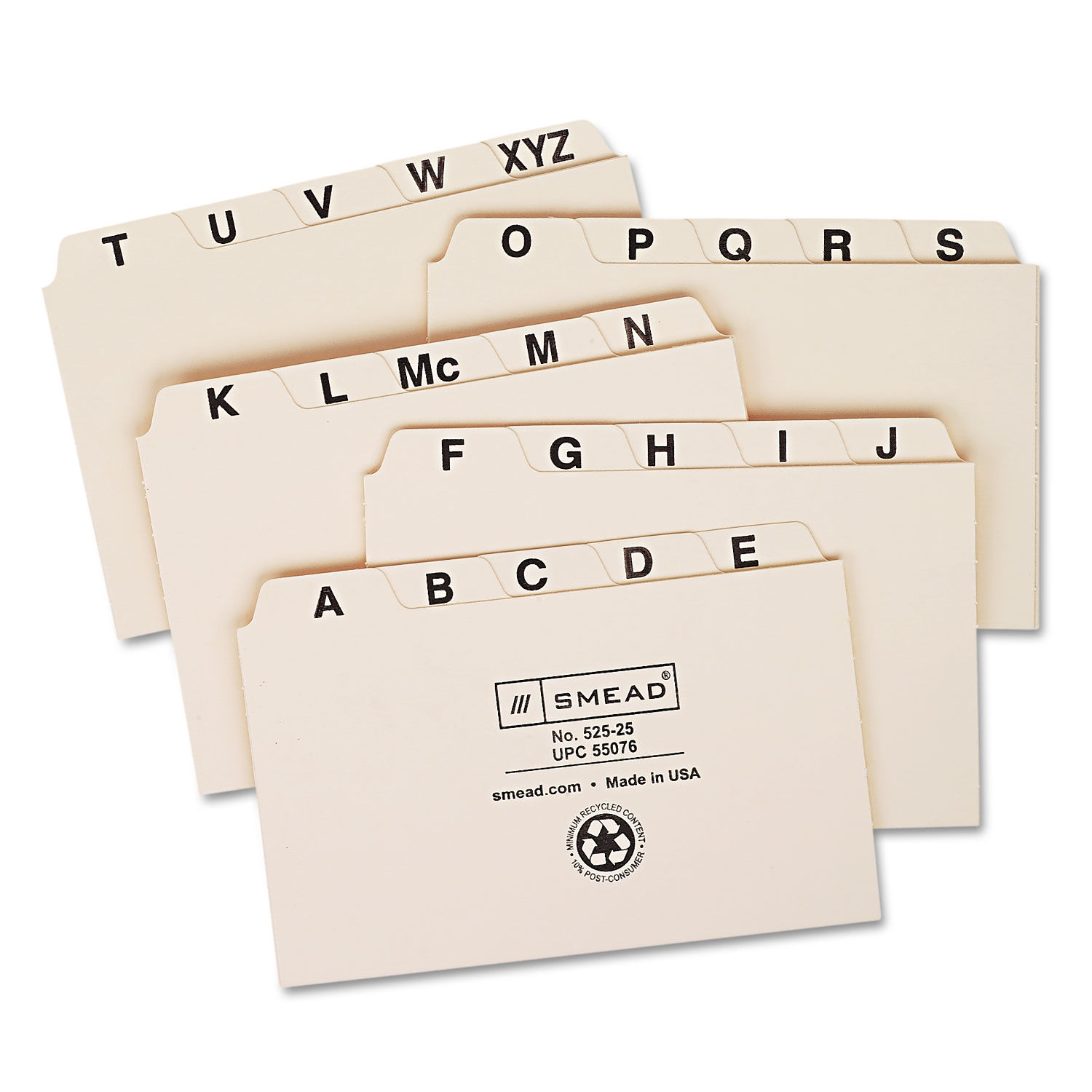 Manila Card Guides by Smead® SMD55076 | OnTimeSupplies.com