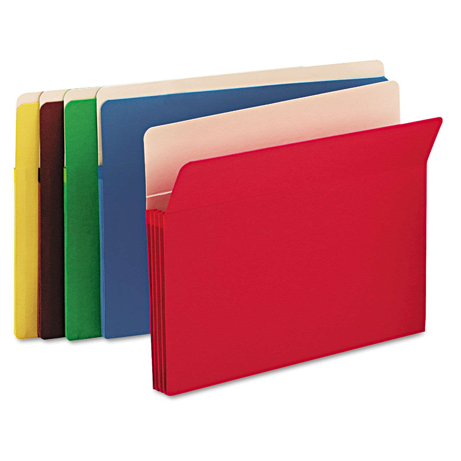 Colored File Pockets by Smead® SMD73890 | OnTimeSupplies.com