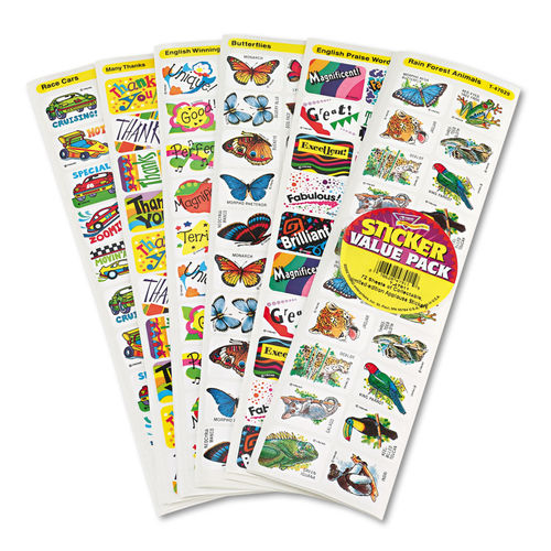 Purchase Sticker Assortment Pack and other Stickers | OnTimeSupplies.com