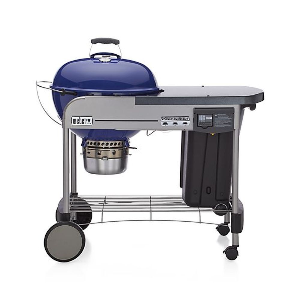 Weber® Blue Performer Deluxe Charcoal Grill - Online Shopping Product ...