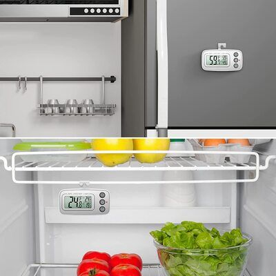 Refrigerator Fridge Thermometer, Digital Freezer Thermometer with Hook ...