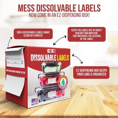 Dissolvable Food Labels (500 Per Roll) - Food Safety Marketplace ...