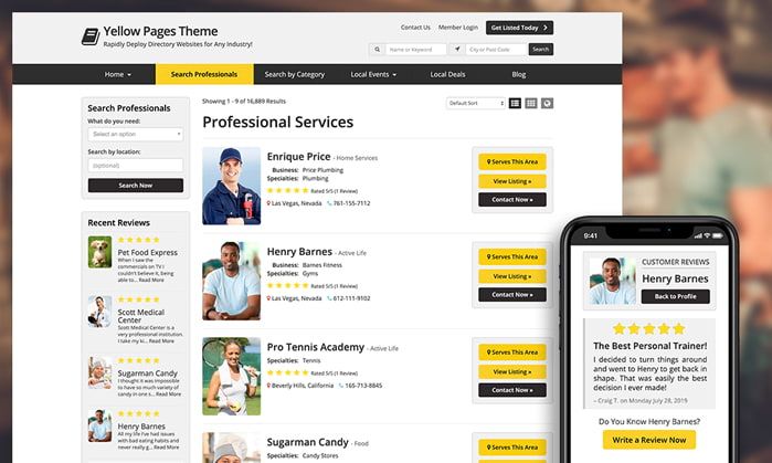 Best Yellow Page Software - Yellow Page Software - Brilliant Directories
