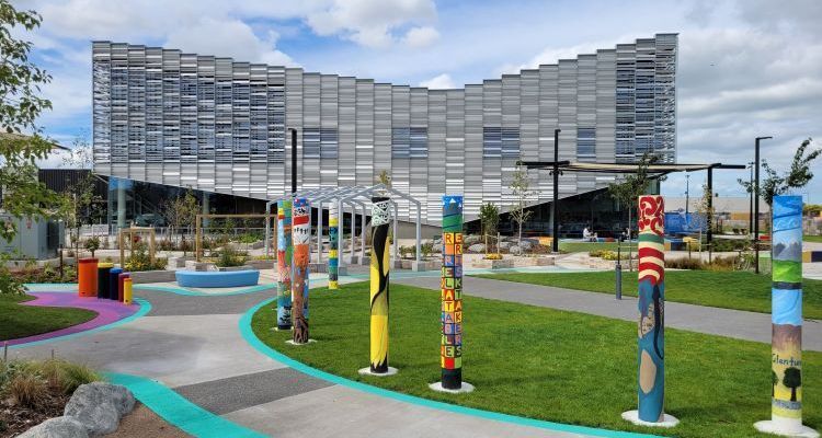 Rolleston town in Selwyn