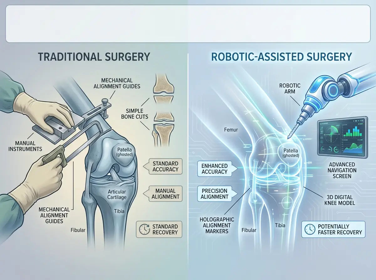 Robotic Knee Replacement vs. Traditional Knee Replacement – What's the ...