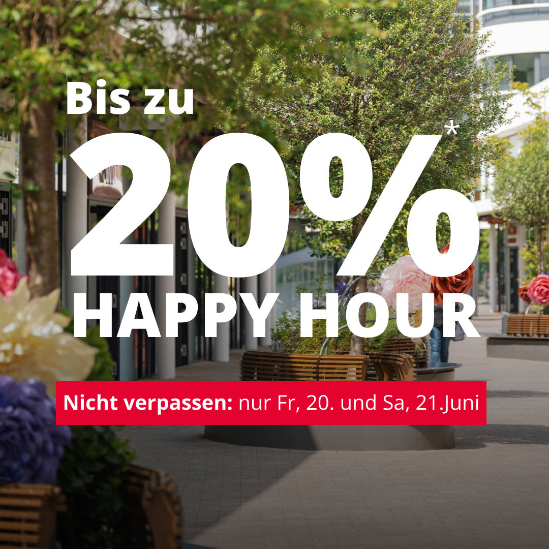 Happy Hour im Outlet Montabaur: Exklusive Rabatte in festen Timeslots ...