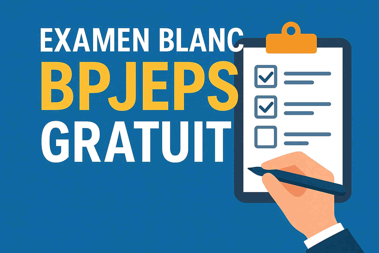 Examen Blanc BPJEPS Gratuit 2026 : 80 Questions en Conditions Réelles