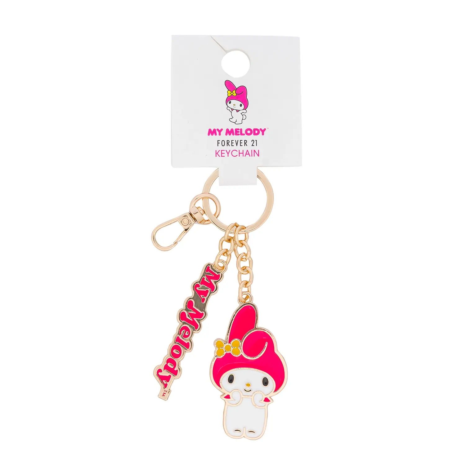 Wholesale My Melody x Forever 21 Charm Keychain - Rose Gold/Pink ...