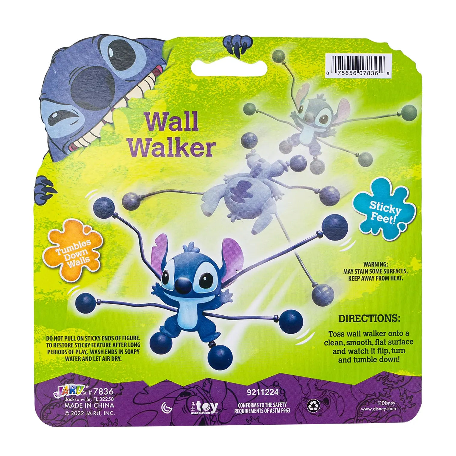 Wholesale Disney Stitch Wall Walker Stretchy Fidget Toy | MULTI | SKU ...