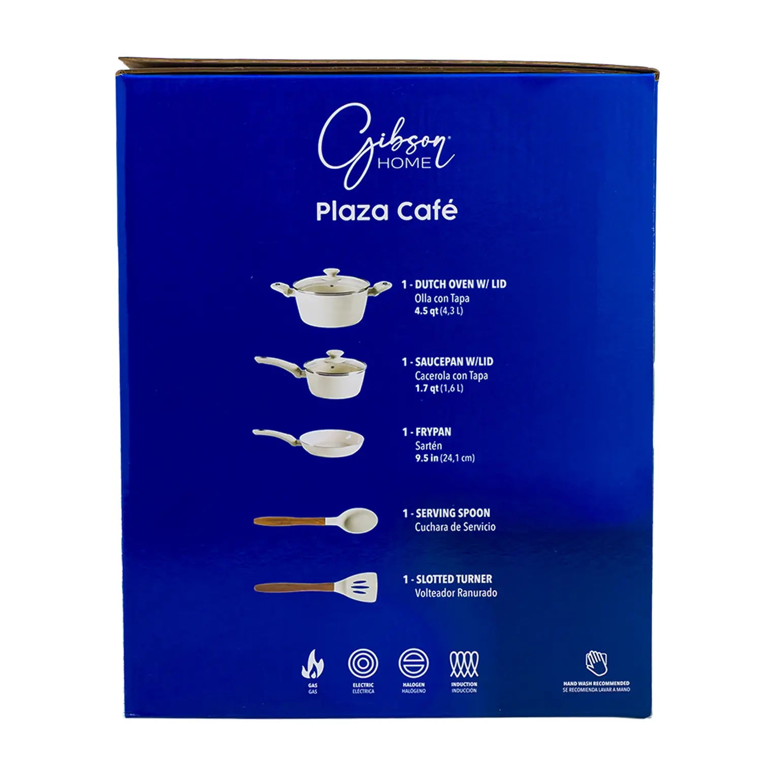 Wholesale Gibson Plaza Cafe Ceramic Nonstick Cookware 7-Piece Set ...